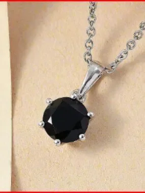 Karis | Jewelry | Thai Black Spinel Pendantnecklace | Poshmark
